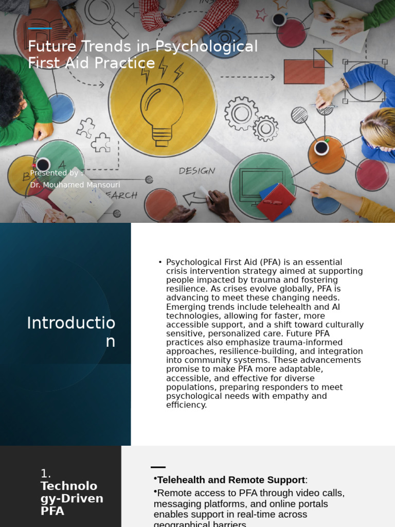 Future Trends in Psychological First Aid | PDF | Psychological ...