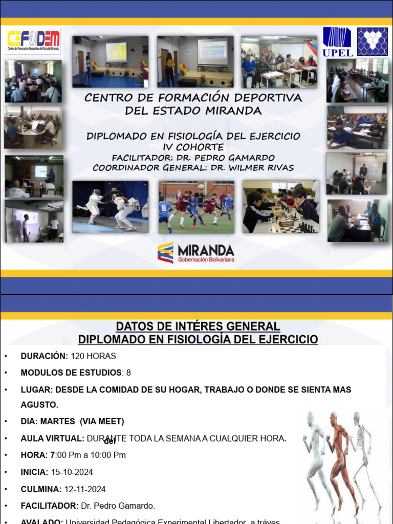 Diplomado en Fisiología del Ejercicio | PDF | Sistema circulatorio | Músculo