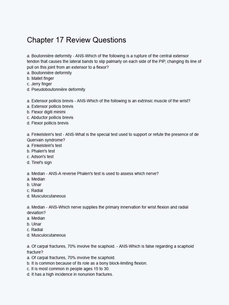 Chapter 17 Review Questions Summary Pdf