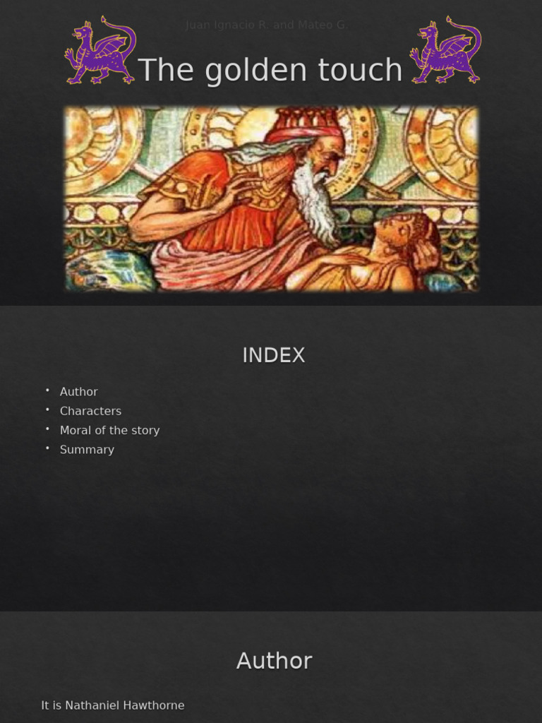 King Midas and the Golden Touch Summary | PDF