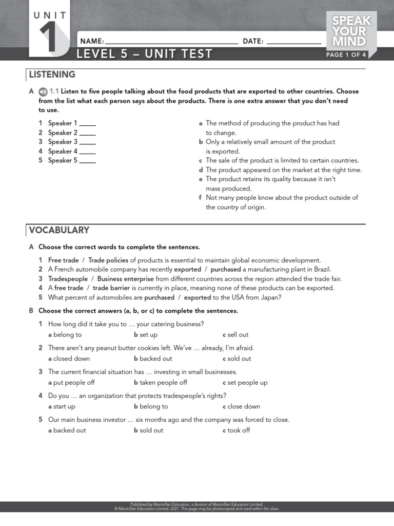 SYM_5_U01_Test | PDF | Doughnut | Economies