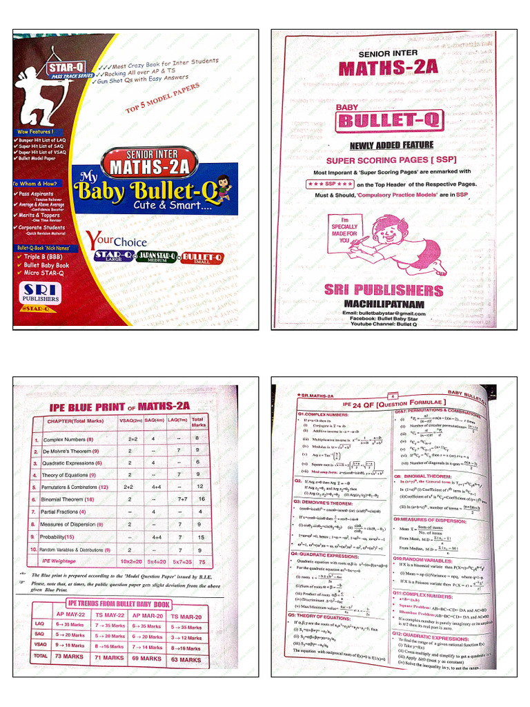 Maths 2a Baby Bullet | PDF