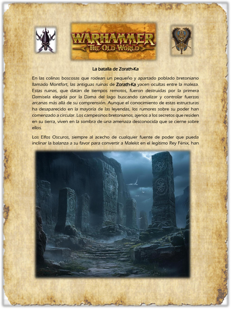 Batalla por las Ruinas de Zorath-Ka | PDF | Duendes