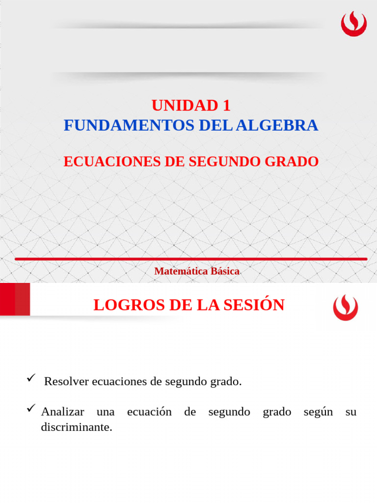 Ecuaciones de Segundo Grado: Fundamentos | PDF | Ecuación cuadrática ...