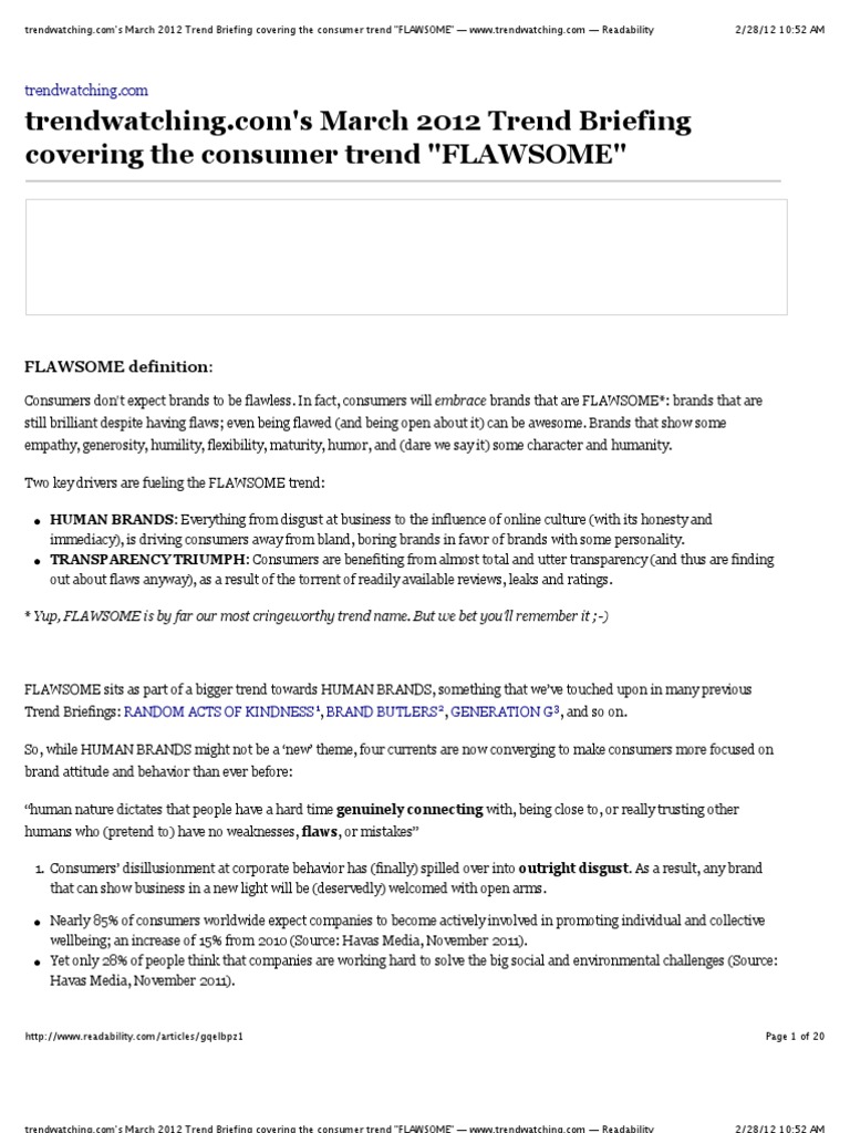 Flawsome Brands Com | PDF | Brand | Twitter