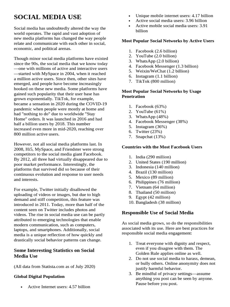 PURCOM - REVIEWER LESSON 4 | PDF | Popular Culture & Media Studies | Social Media