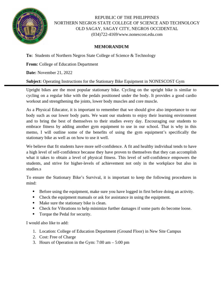 JERONE L Instruction Memo | PDF