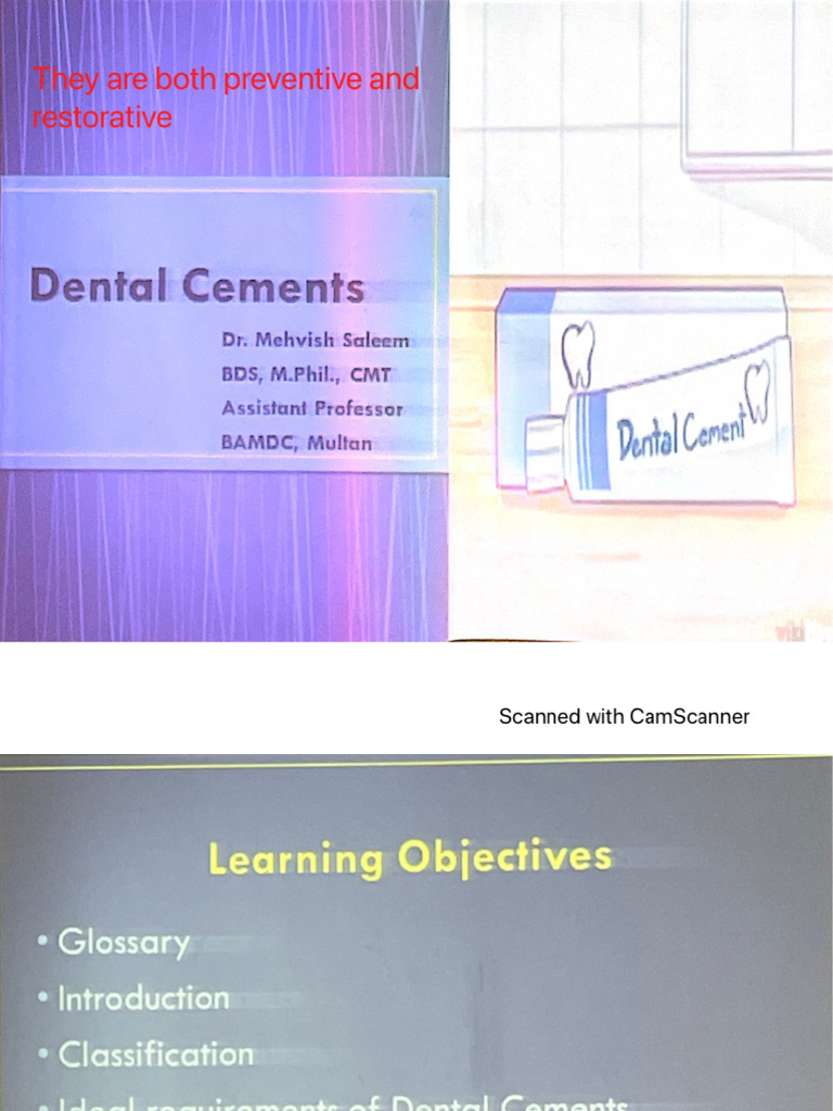 Dental Cements | PDF