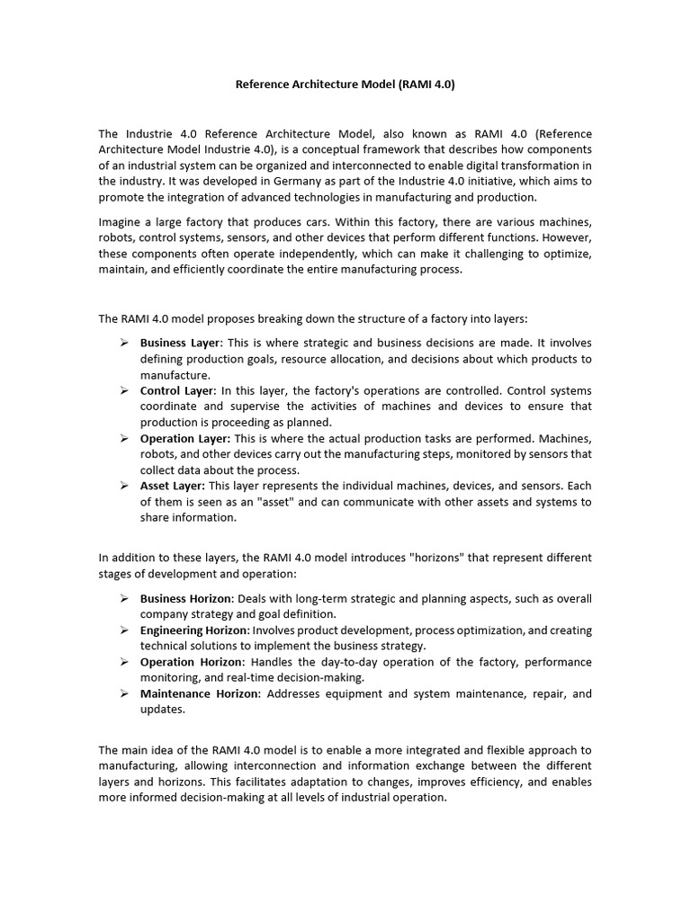 Reference Architecture Model | PDF | System | Computing