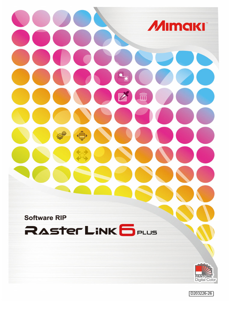D203226-26 RasterLink6Plus ReferenceGuide e | PDF | Icon (Computing) | Software