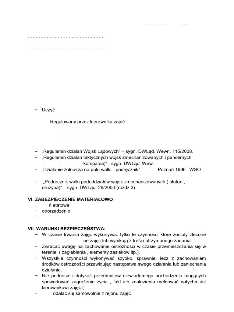 PP T3 Prowadzenie Rozpoznania Drogi Marszu | PDF