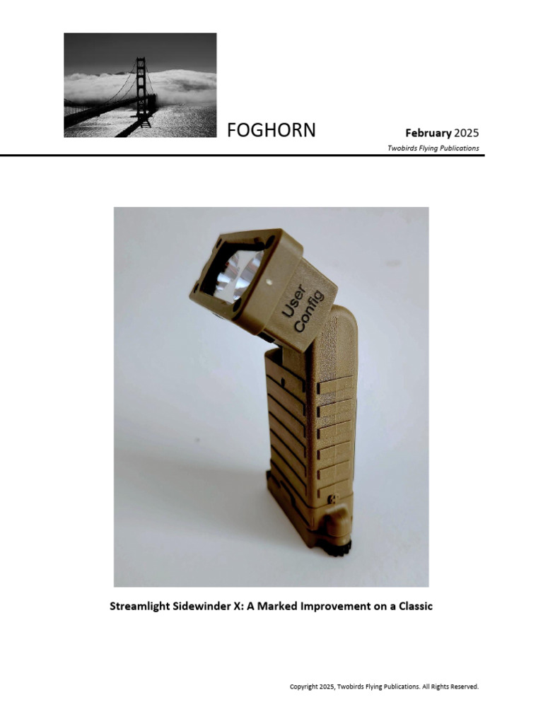 Streamlight's Sidewinder X | PDF | Light Emitting Diode | Lighting