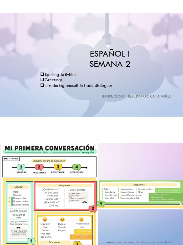 Actividades de Español con Hilal Kapkaç | PDF