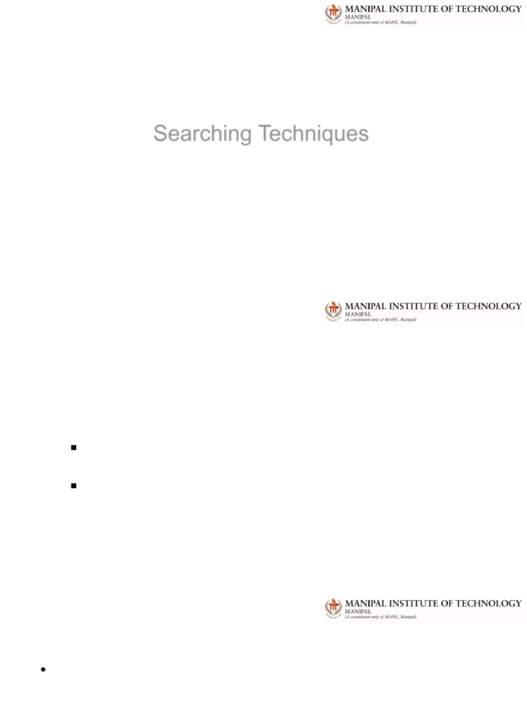 L16-L17-Searching - Sorting | PDF | Algorithms | Computing