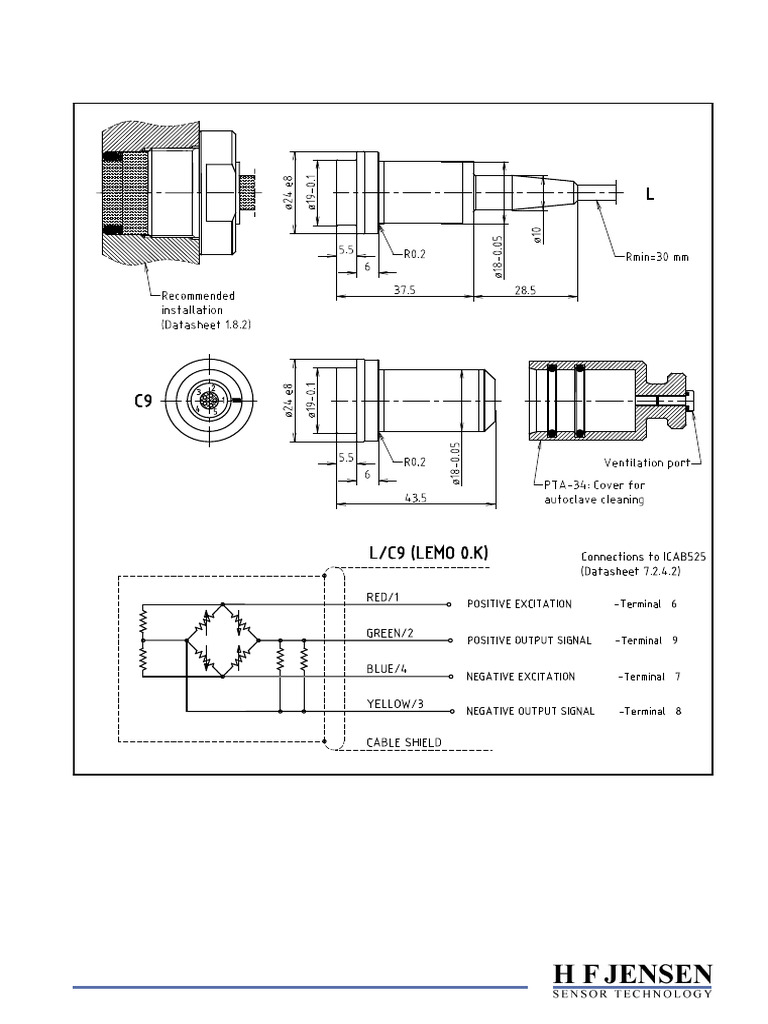 H F Jensen Pressure Transducer PTA | PDF | Pressure Measurement ...