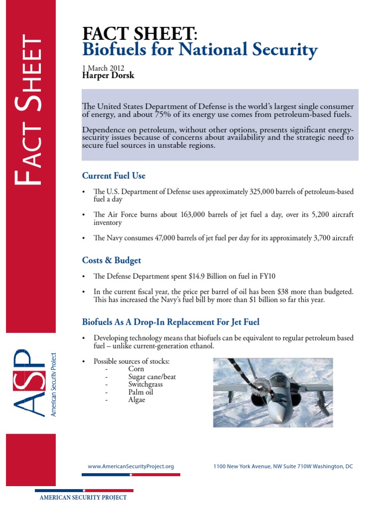 Bio Fuels Fact Sheet March 2012 | PDF | Biofuel | Fuels