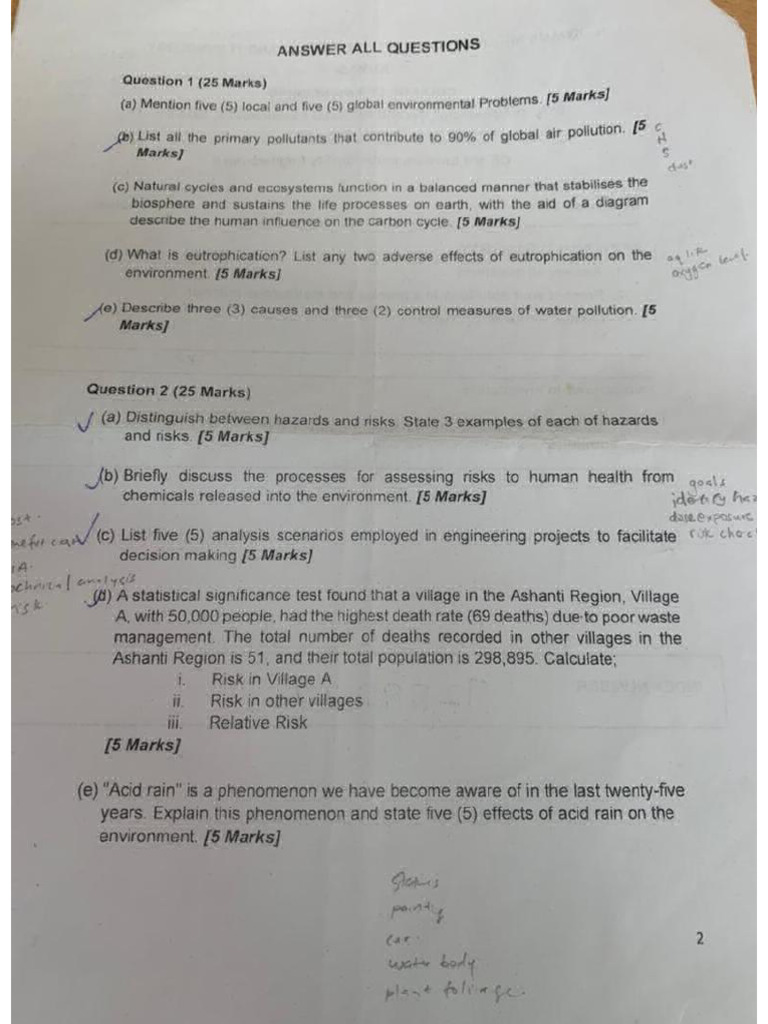 Past Questions | PDF