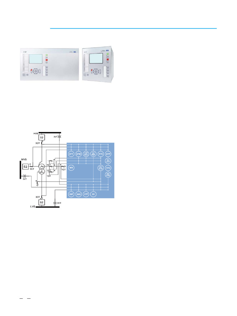 PCS S Series PCS-978S Transformer Relay: Functions | PDF | Transformer ...