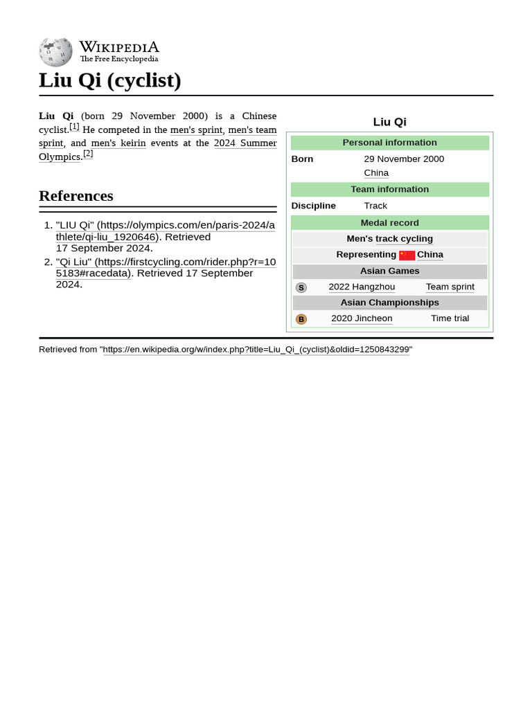 Liu Qi Cyclist Pdf