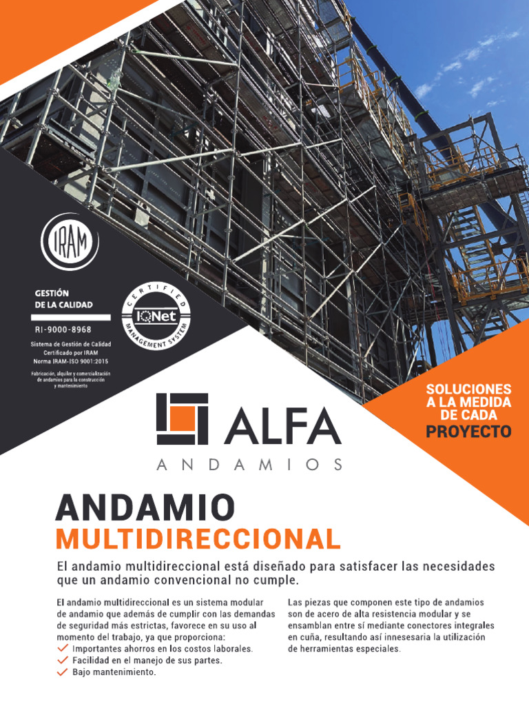 ALFA-Catalogo Andamio Multidireccional 2024 | PDF