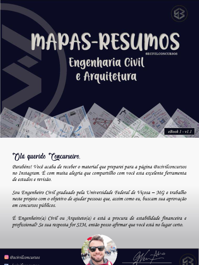 v1.1 Mapas-Resumos - ECivil - Concursos | PDF | Acessibilidade
