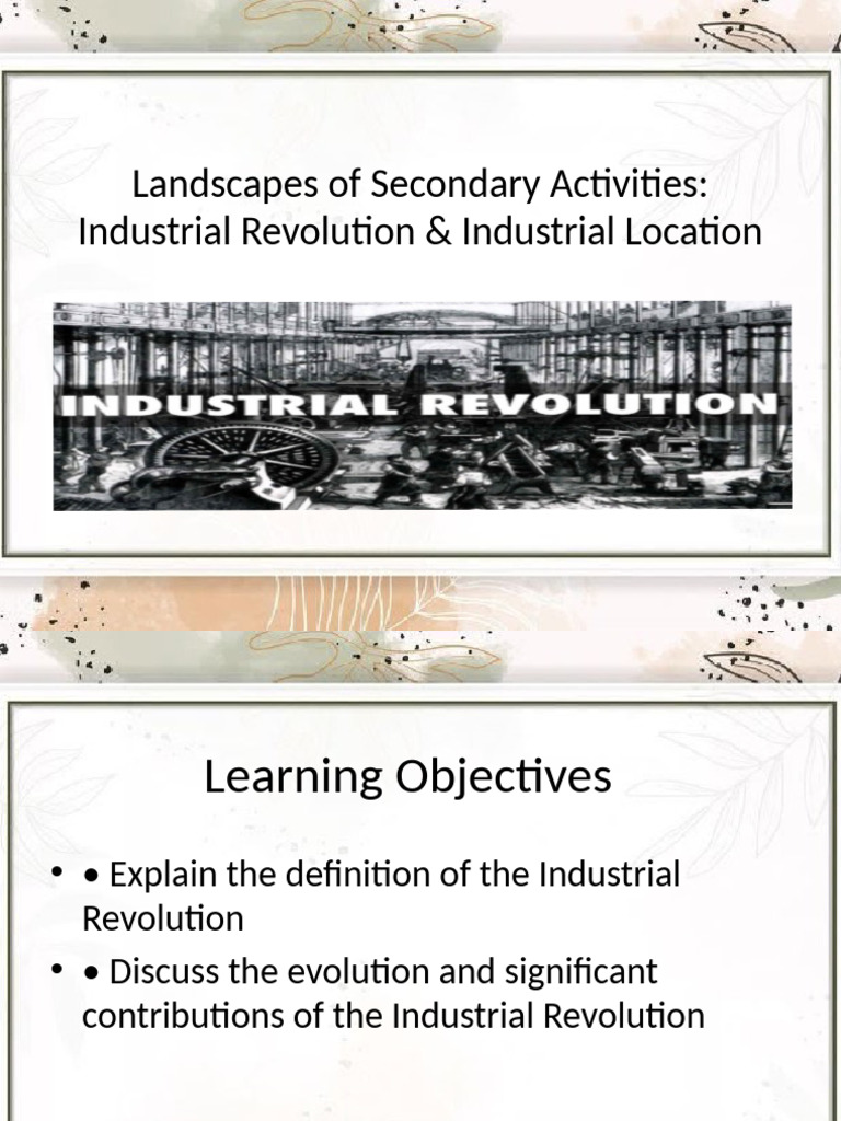 Industrial_Revolution_Presentation | PDF | Industrial Revolution ...
