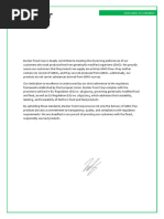 Non-GMO Declaration for Cashew Kernels | PDF | Cooking, Food & Wine ...