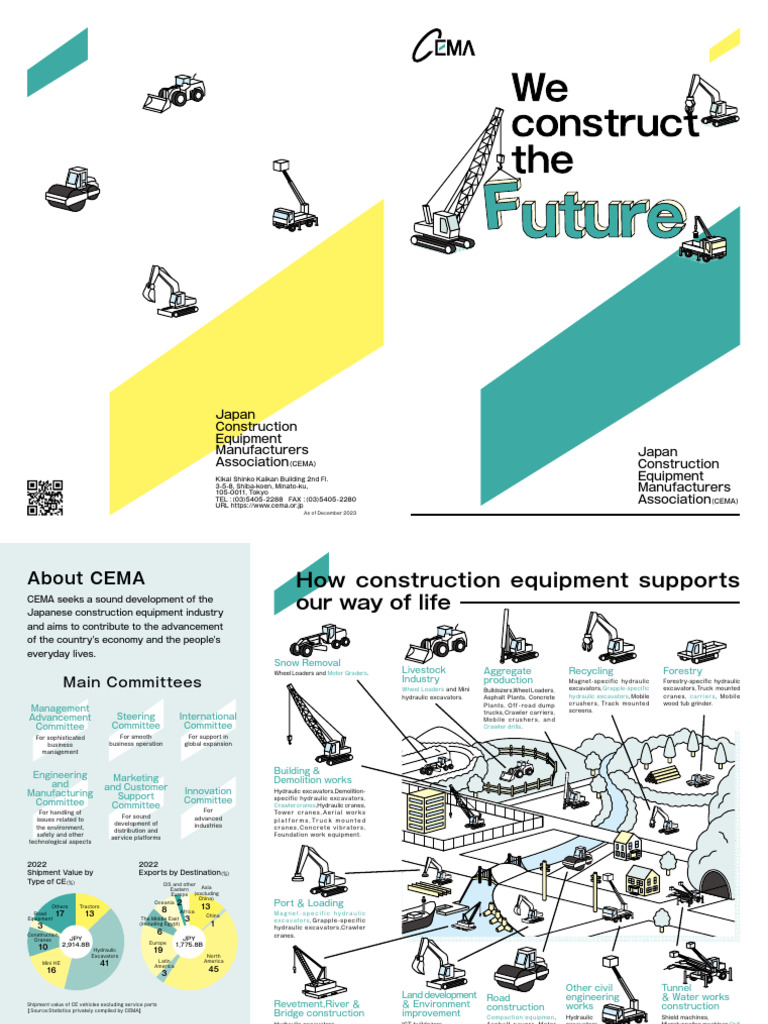 CEMA Brochure 2023 En | PDF | Crane (Machine) | Loader (Equipment)