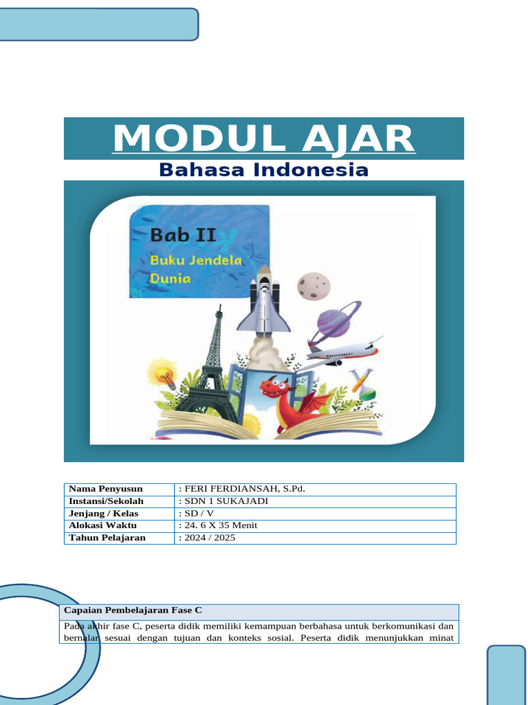 Modul Ajar Bab2 B.indonesia | PDF