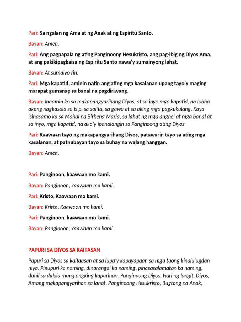 Mass Responses | PDF