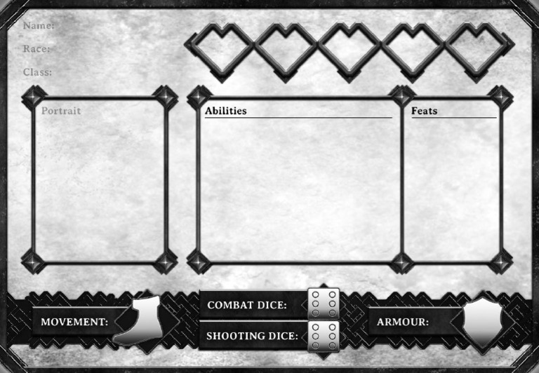 Blank Character Sheets | PDF