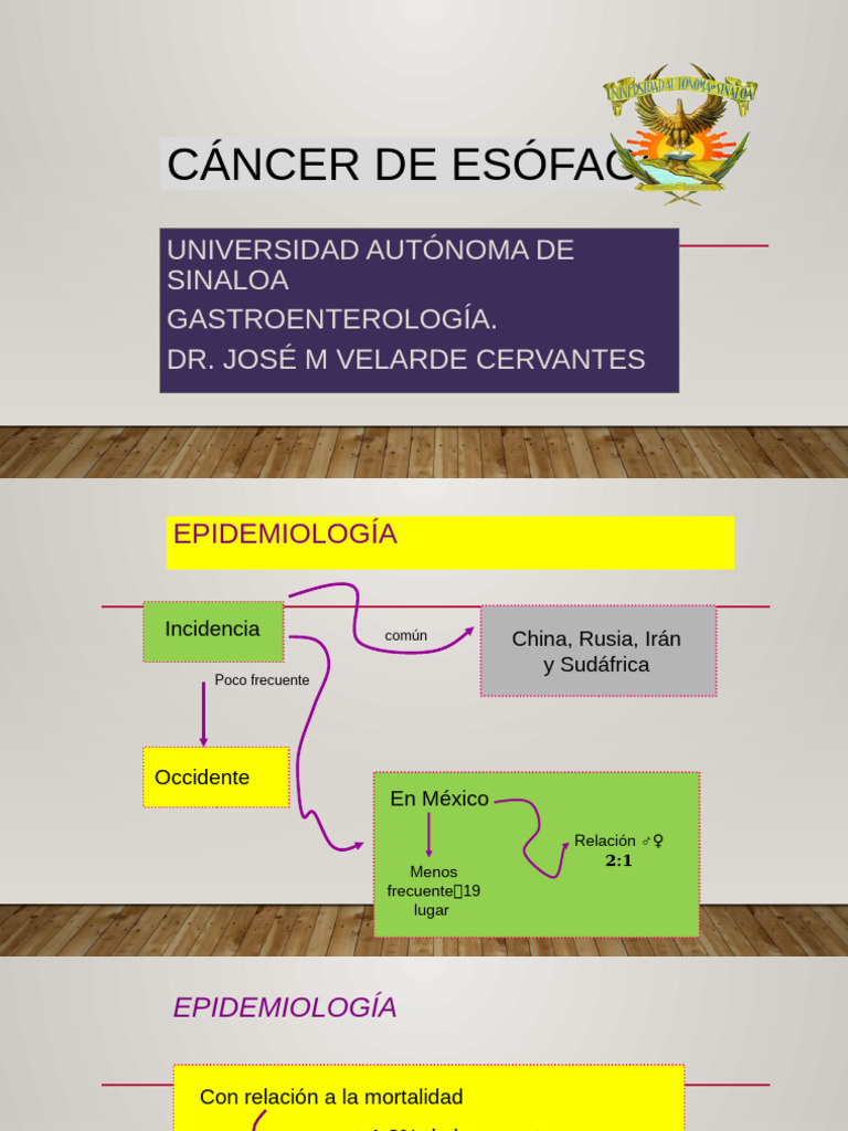 Cancer Esofago Clase | PDF | Receptor del factor de crecimiento ...