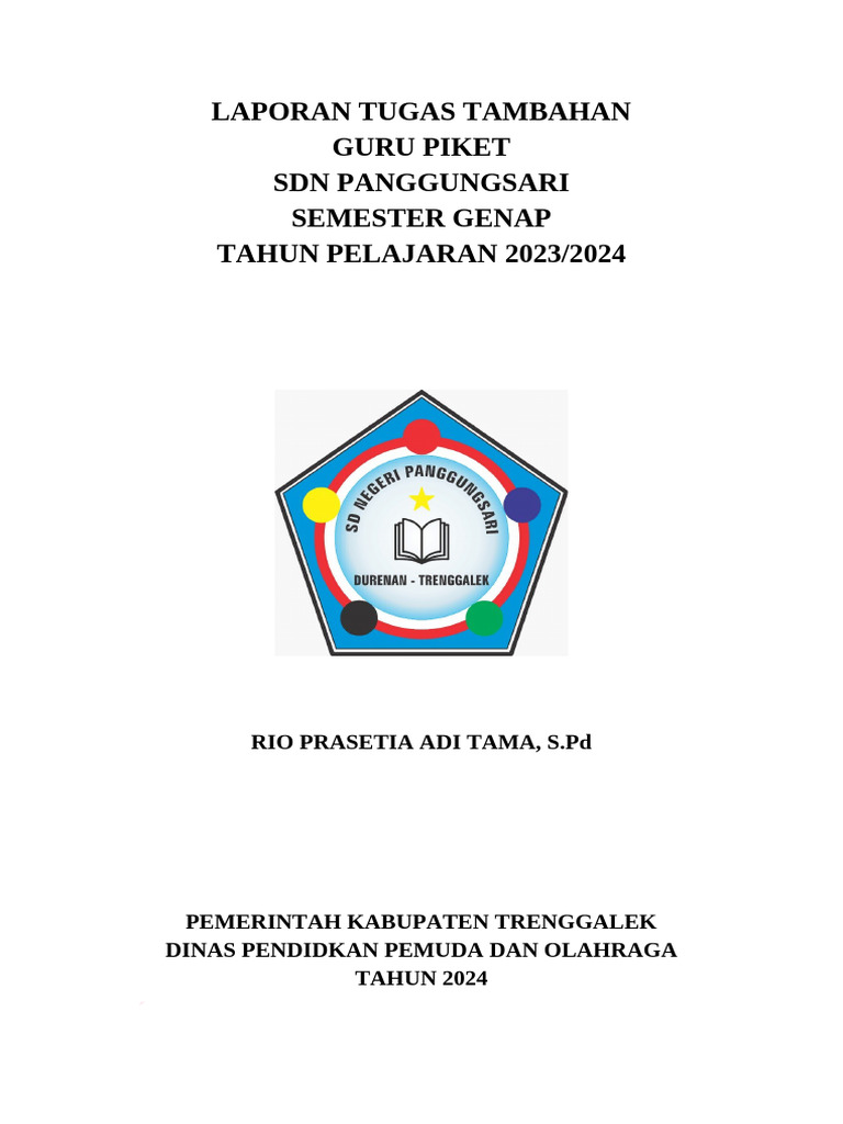 Laporan Guru Piket_rio Prasetia Adi Tama | PDF