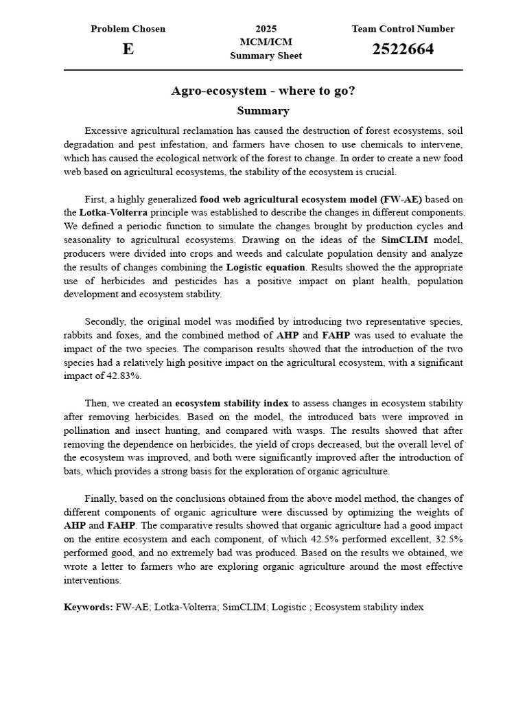 2522664 Zs | PDF | Agriculture | Herbivore