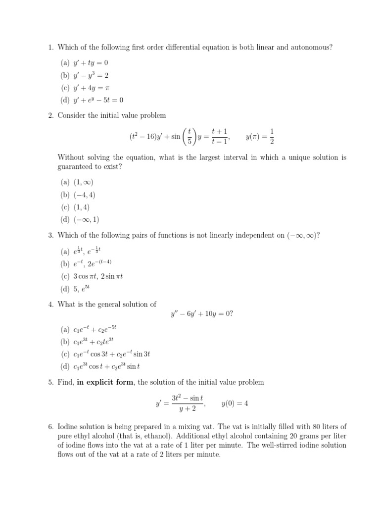 Sample Midterm[1] | PDF | Mathematical Concepts | Mathematics