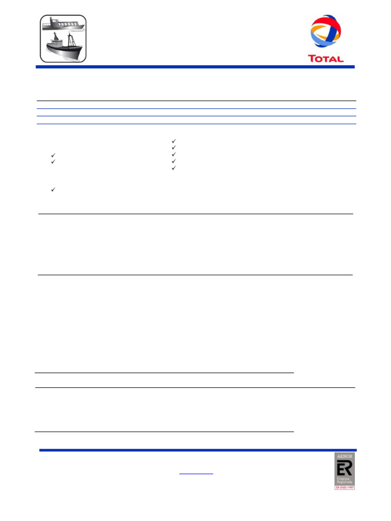 Total Caprano MT 40 TDS | PDF | Lubricante | Sustancias químicas
