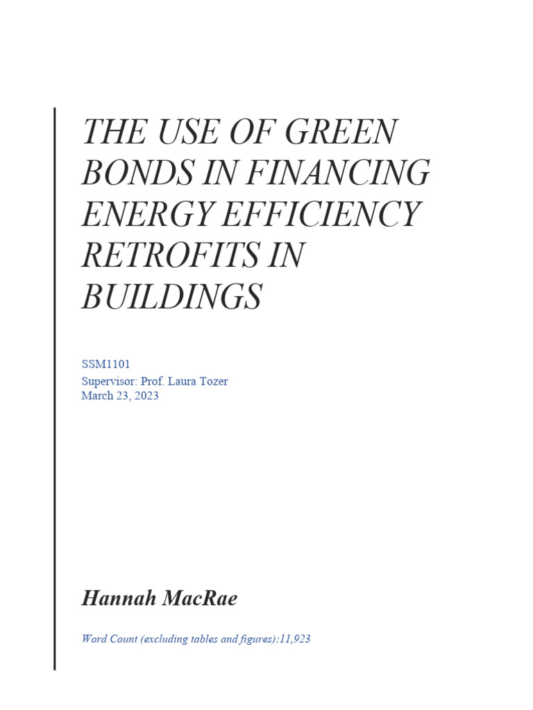 Hannah MacRae - MSCSM Research Paper - Final | PDF | Climate Change ...
