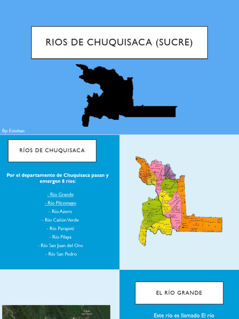 Ríos del Departamento de Chuquisaca | PDF | Hidrología | Agua dulce