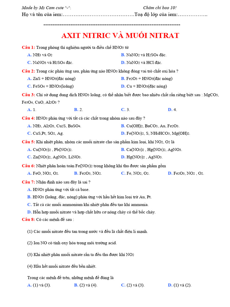 TN Acid Nitric | PDF