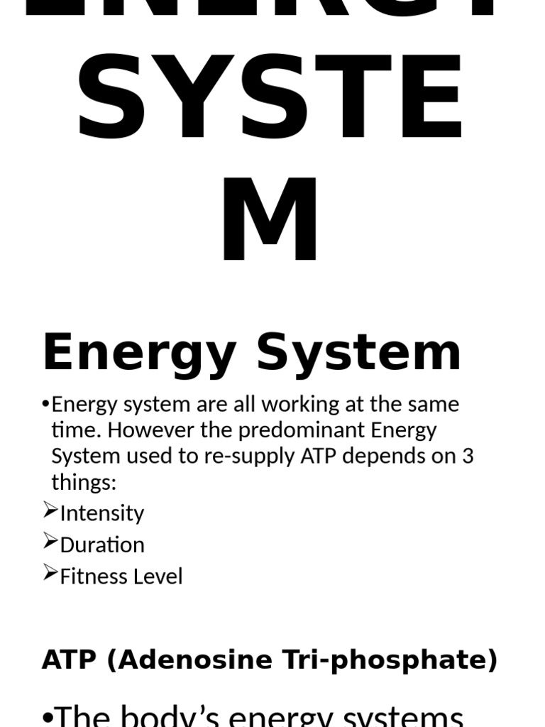 ENERGY-SYSTEM | PDF | Cellular Respiration | Metabolism