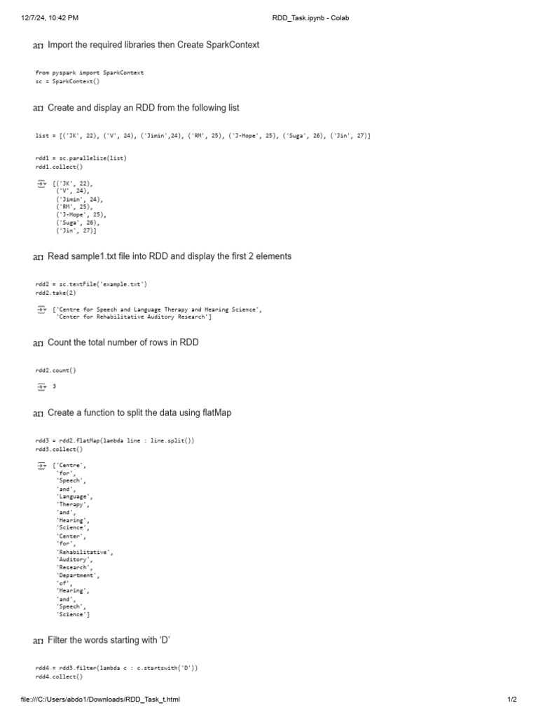 RDD_Task1 | PDF