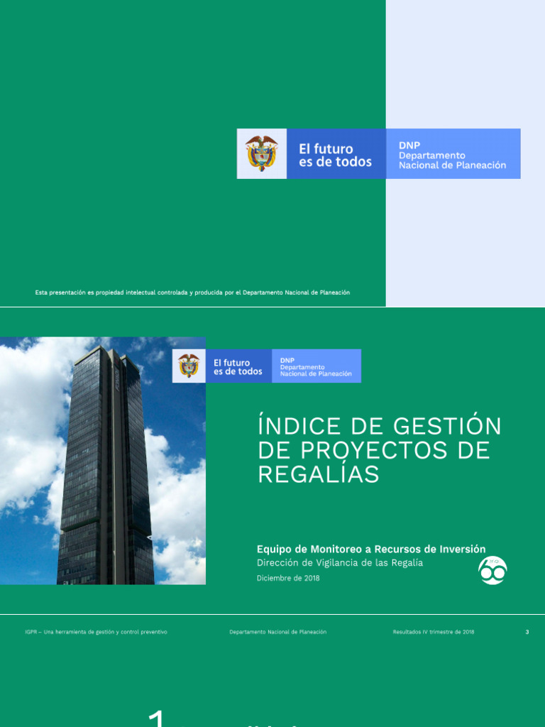 Presentación General IGPR IV - 18 | PDF