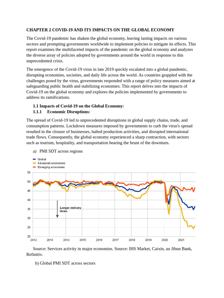 COVID-19's Economic Impact and Responses | PDF | Small And Medium Sized ...