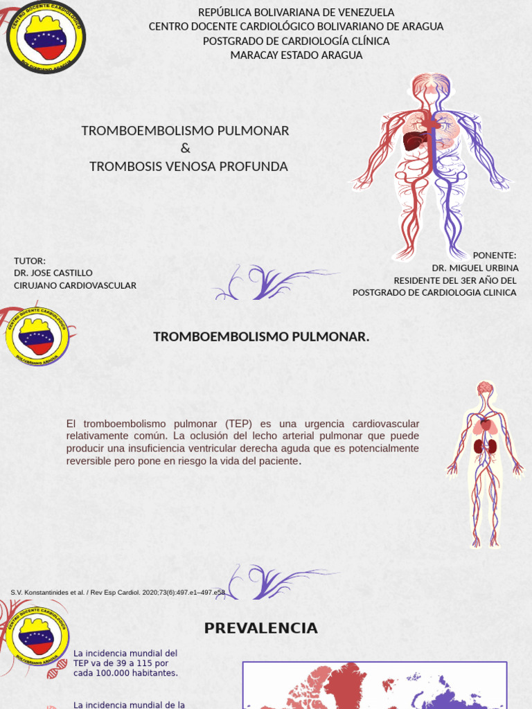 Tep y TVP 2024 6 | PDF | Insuficiencia cardíaca | Cardiología