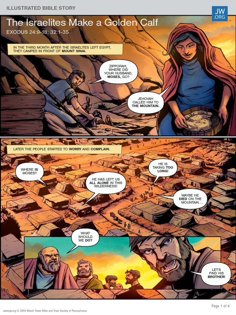 B-The Israelites Make A Golden Calf | PDF | Aaron | Moses