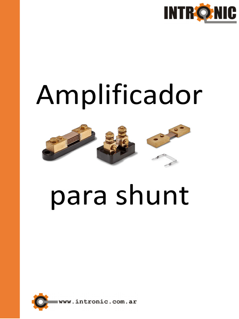 Amplificador para Shunt | PDF | Amplificador operacional | Amplificador