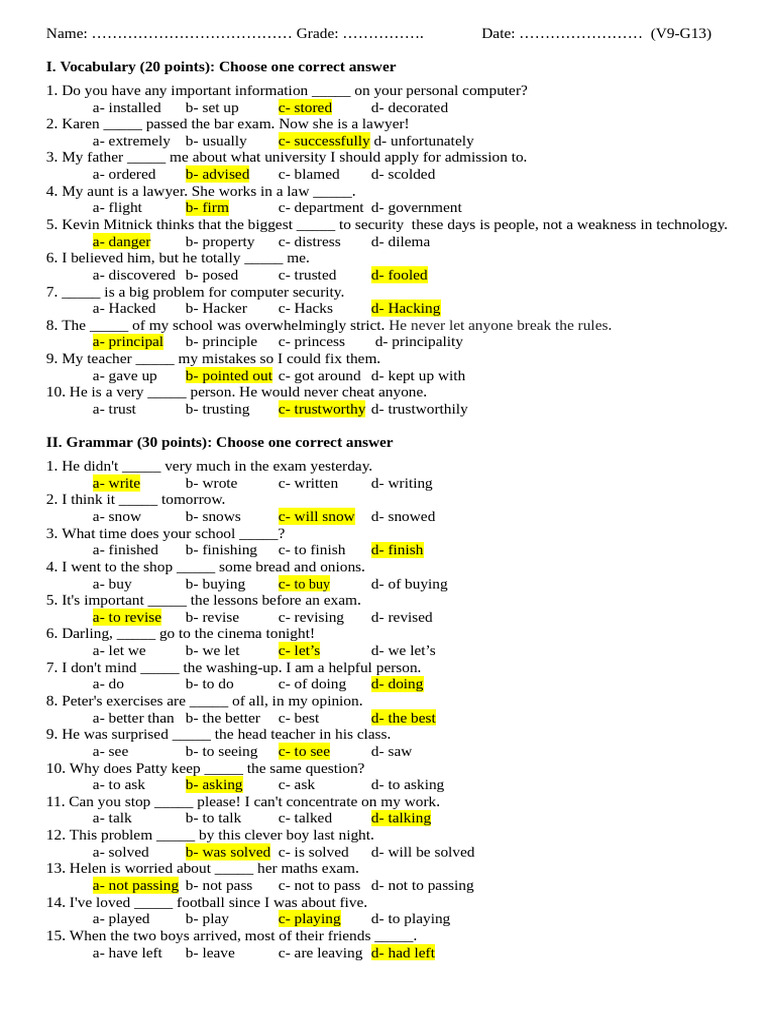 G11 - File - Key (V9-G13) | PDF
