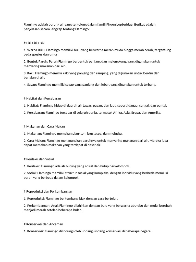 FLAMINGO | PDF