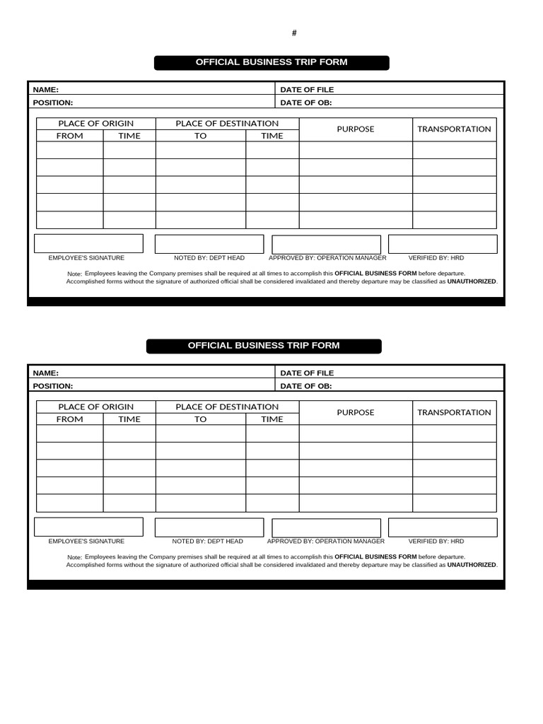 FOR APPROVAL - OB FORM 2 | PDF