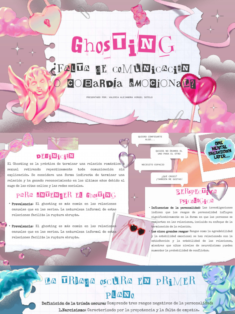 Ghosting en Las Relaciones | PDF | Tríada Oscura | Psicología Social
